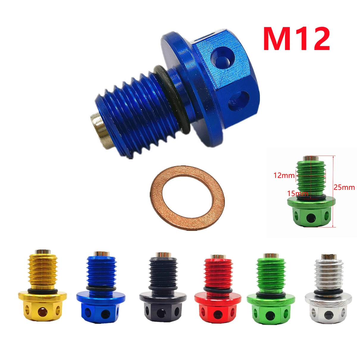 Oil Drain Plug Bolt For Yamaha YZ 250/X Tricker Serow 250 XT250X WR250R ...
