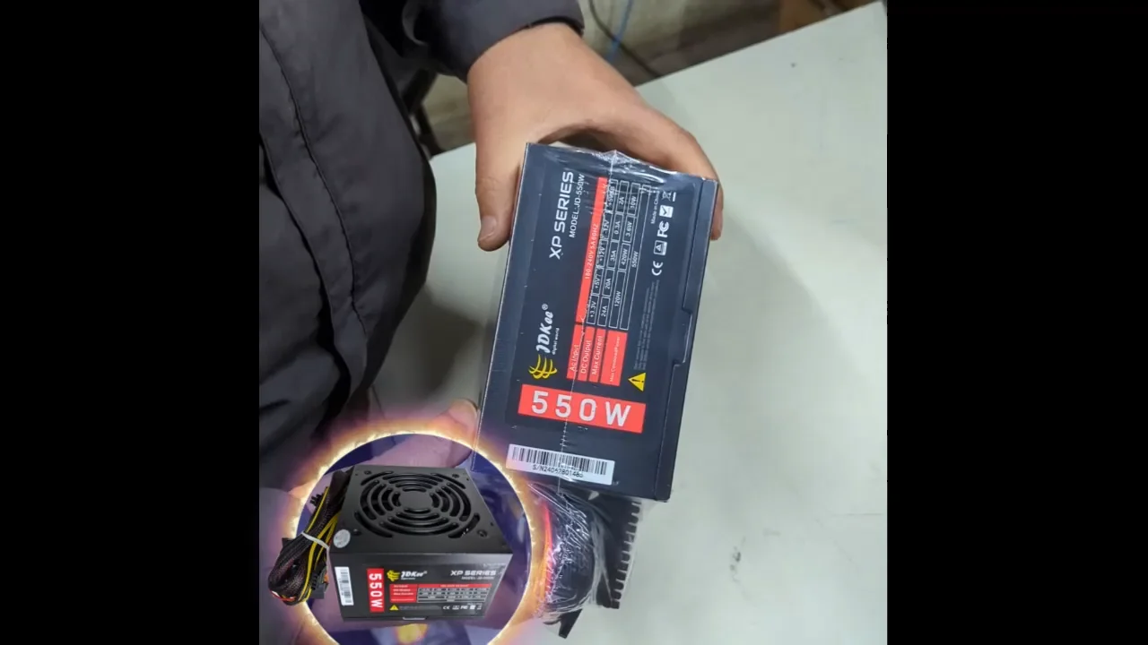 Jdkee 550 Watt Power Suppy XP Series (internal) Model JD-550W | Daraz ...