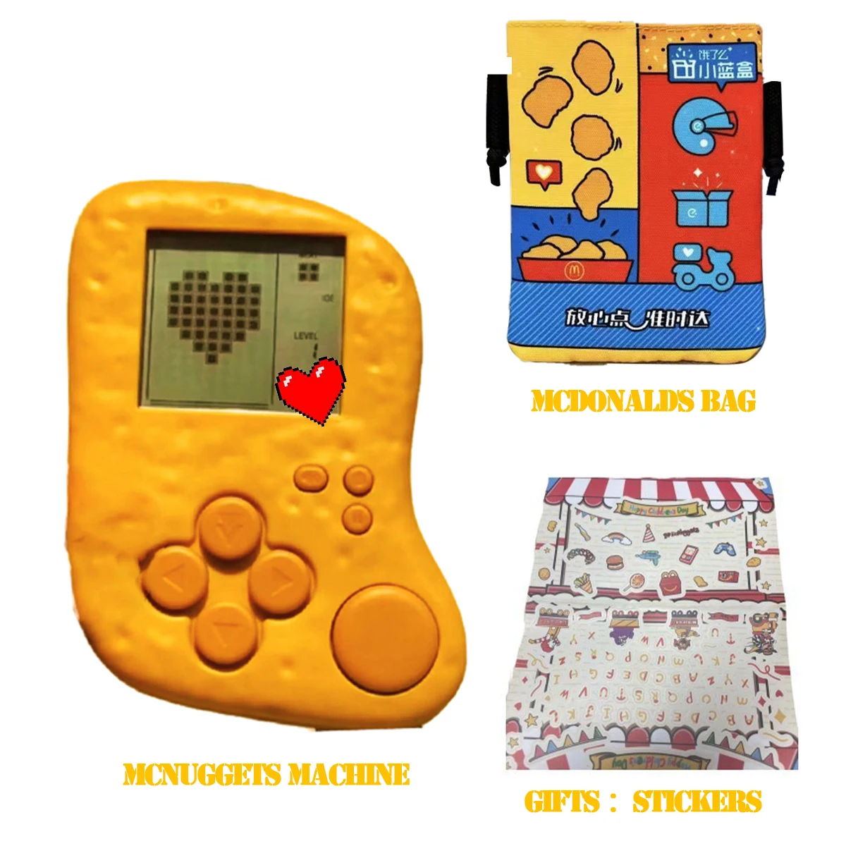 Consola-de-juegos-port-til-McNuggets-pollo-frito-Nugget-Gameboy-perif ...