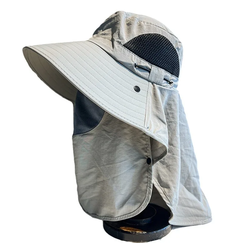New-Sunshade-Hat-for-Men-and-Women-Summer-UV-Protection-Neck-Protection ...