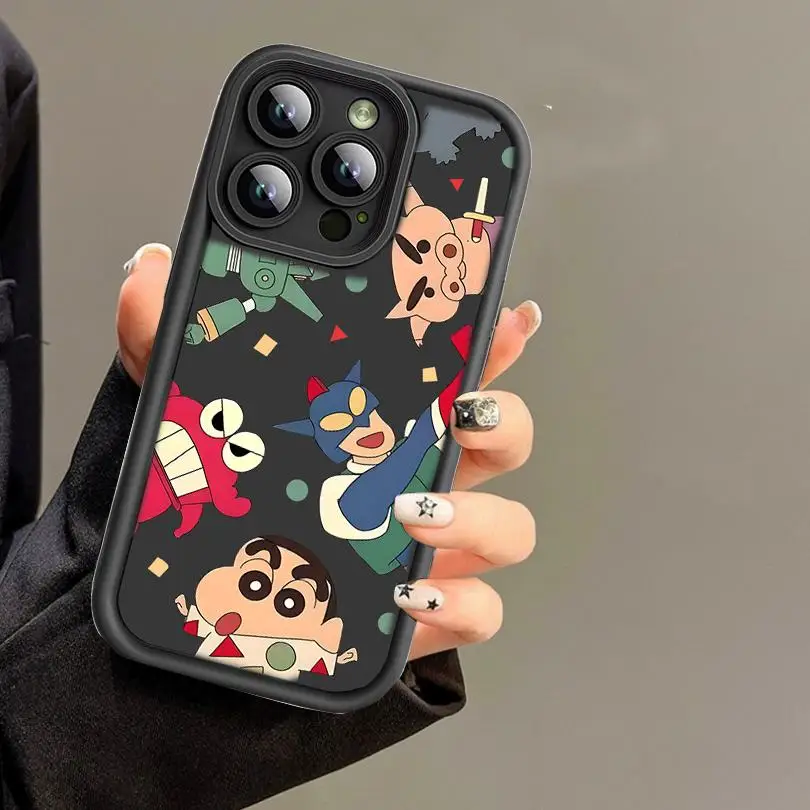 Crayon Shin-chan Cartoon TPU Silicone Phone Case Cover for 6Plus 6sPlus ...