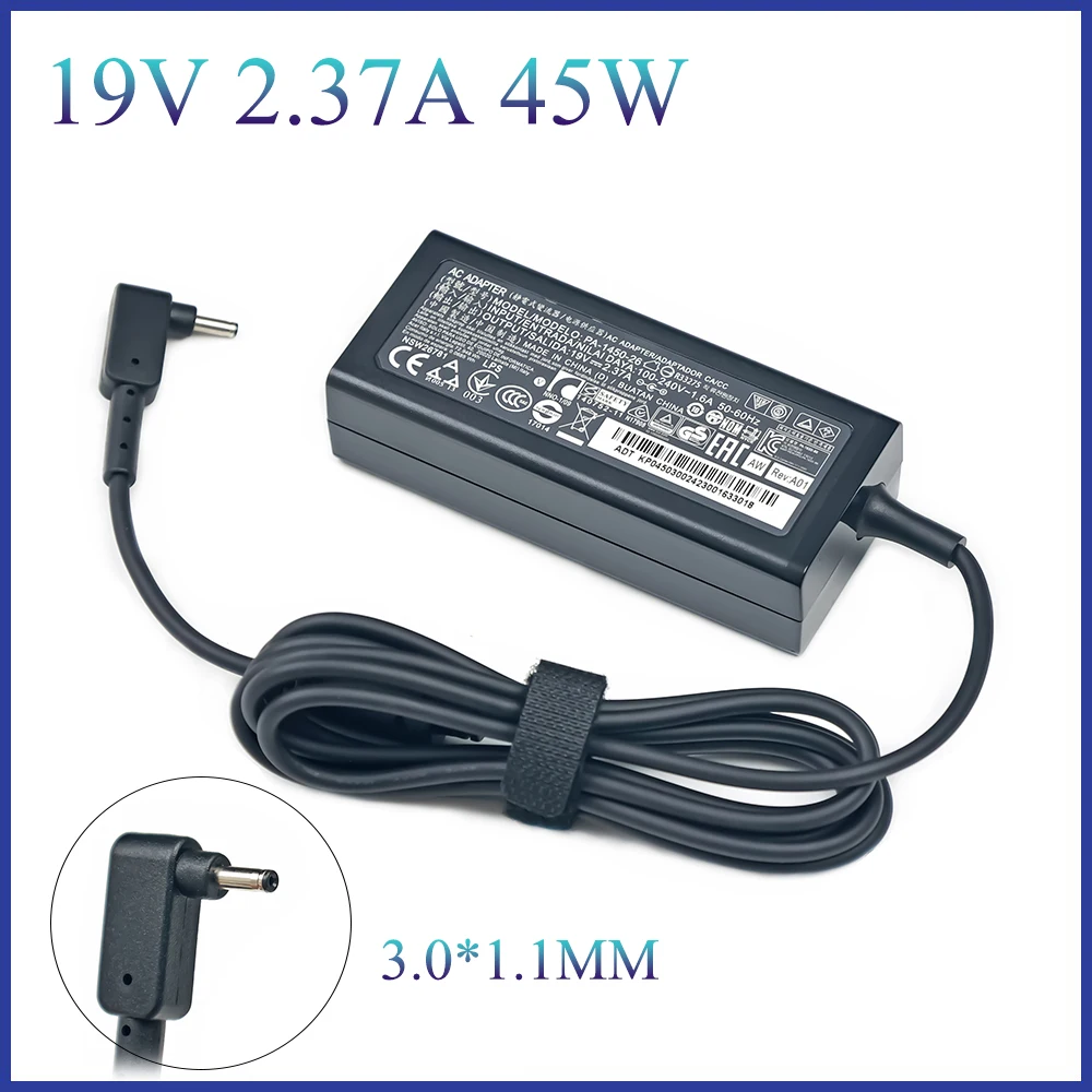 PA-1450-26-Power-Adapter-45W-19V-2-37A-Laptop-AC-Charger-For-Acer-AK ...