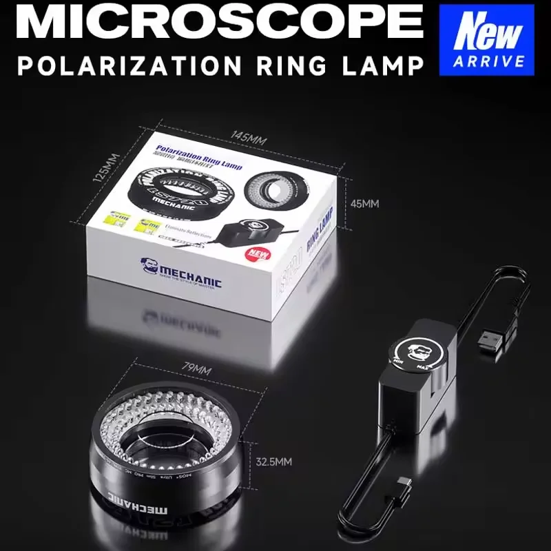 MECHANIC-LS720-Microscope-Polarized-Ring-Light-Source-72pcs-High ...