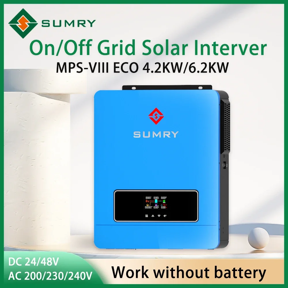 SUMRY-6-2KW-4-2KW-Hybrid-Solar-Inverter-On-off-Grid-Pure-Sine-Wave ...