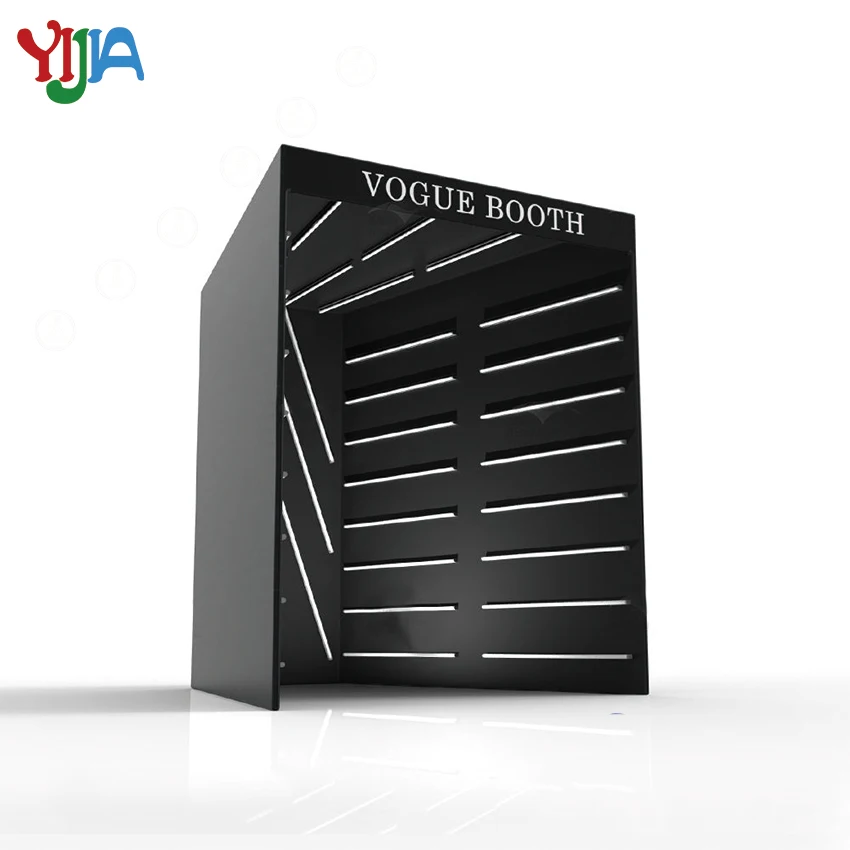 Custom Logo Portable Lightweight Vogue Photo Booth Led Enclosure Trade ...