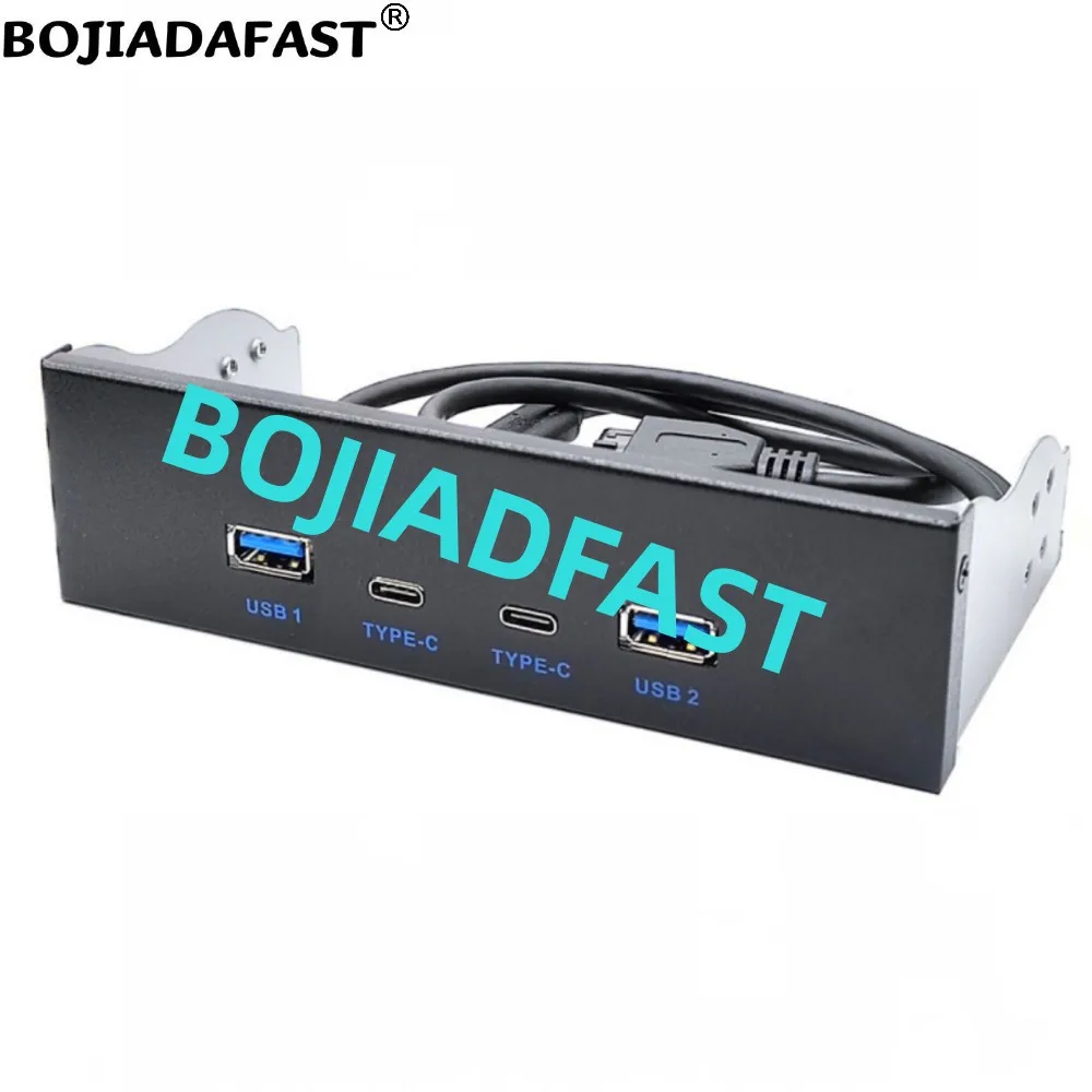 5-25-Desktop-Front-Panel-Black-With-Dual-USB-Type-C-2-USB3-0-Connector ...