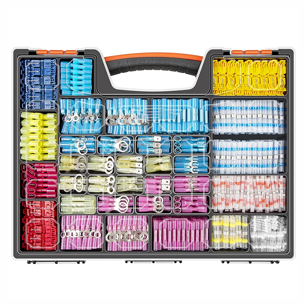 250Pcs Heat Shrink Butt Crimp Terminals Waterproof Solder Seal ...