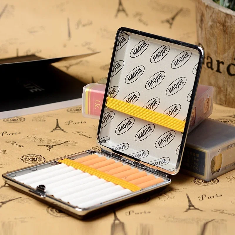 New-Fashion-Double-Layer-Pipe-Creative-Personality-Cigaret-Case-Metal ...