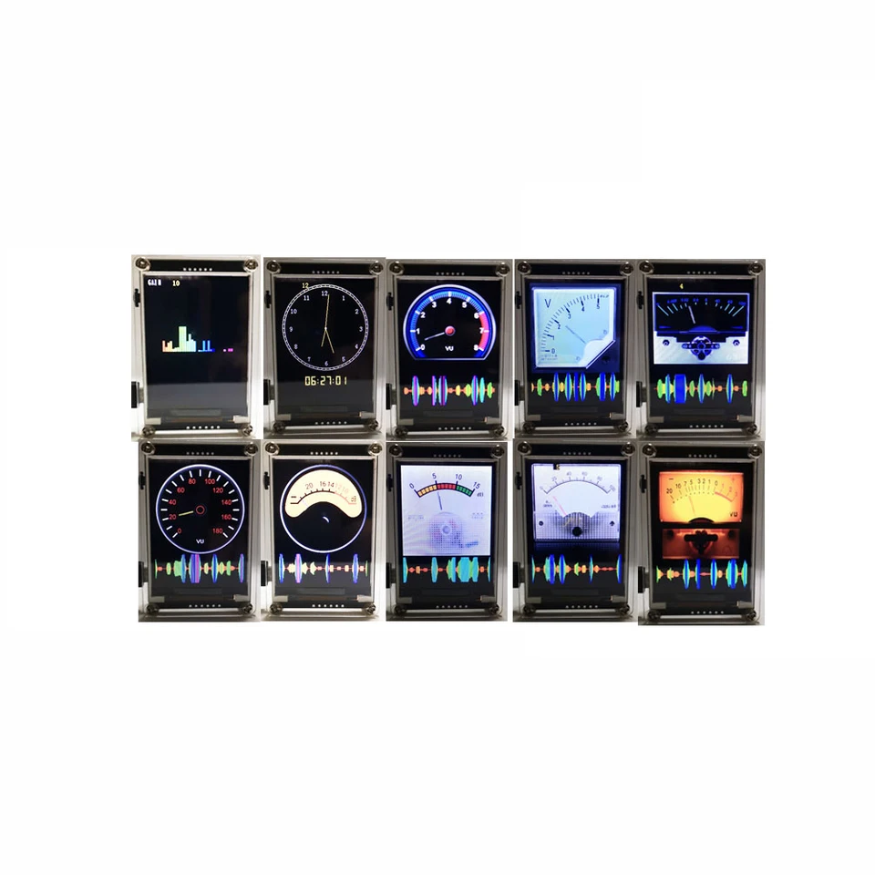 Graphic Equalizer Spectrum Analyzer VFD2515/17 Audio Spectrum Analyzer ...