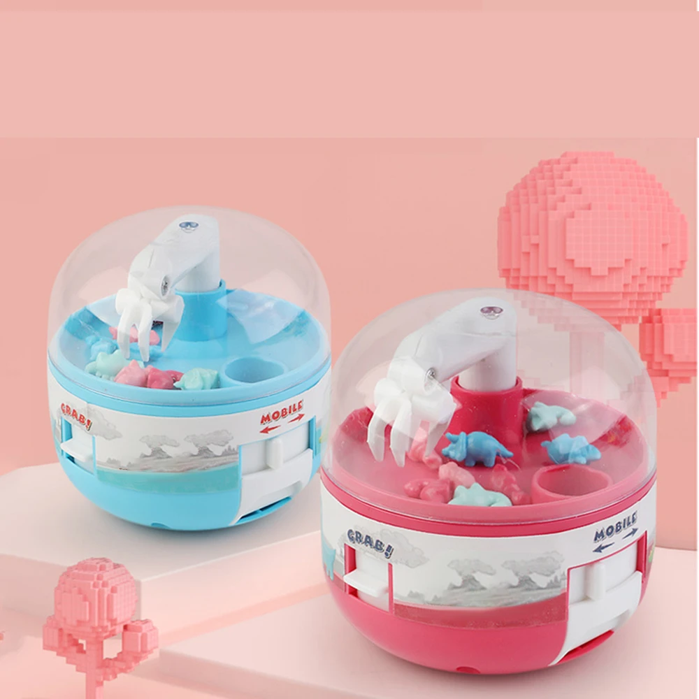 Mini Dinosaur Grabbing Machine 8 Tiny Stuff Prizes Gashapon Toy Claw ...