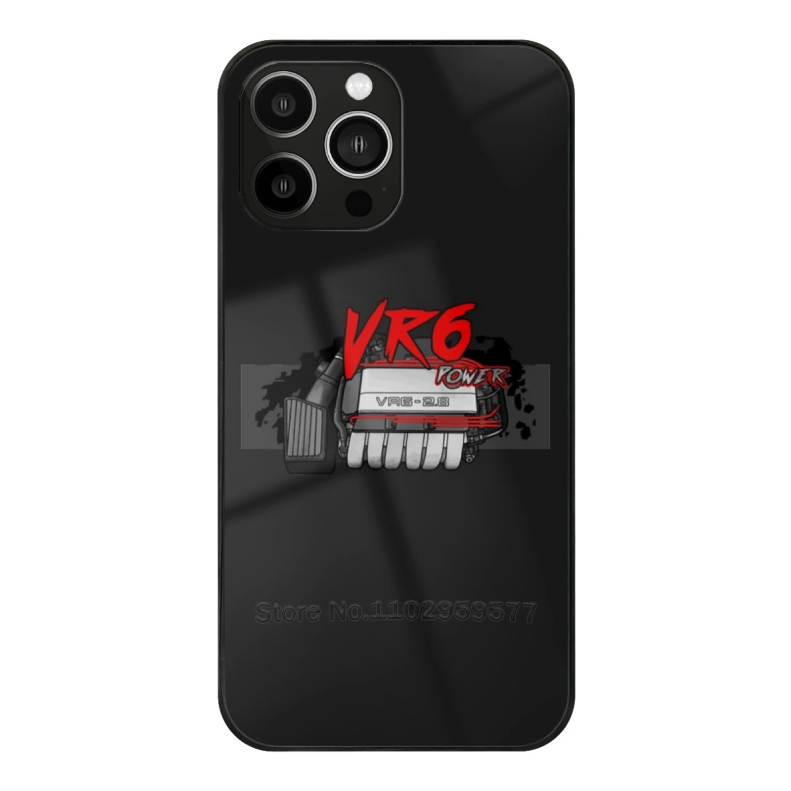 Vr6-Power-Horizontal-Ver-Tempered-Glass-Tpu-Phone-Case-For-Iphone-15-14 ...