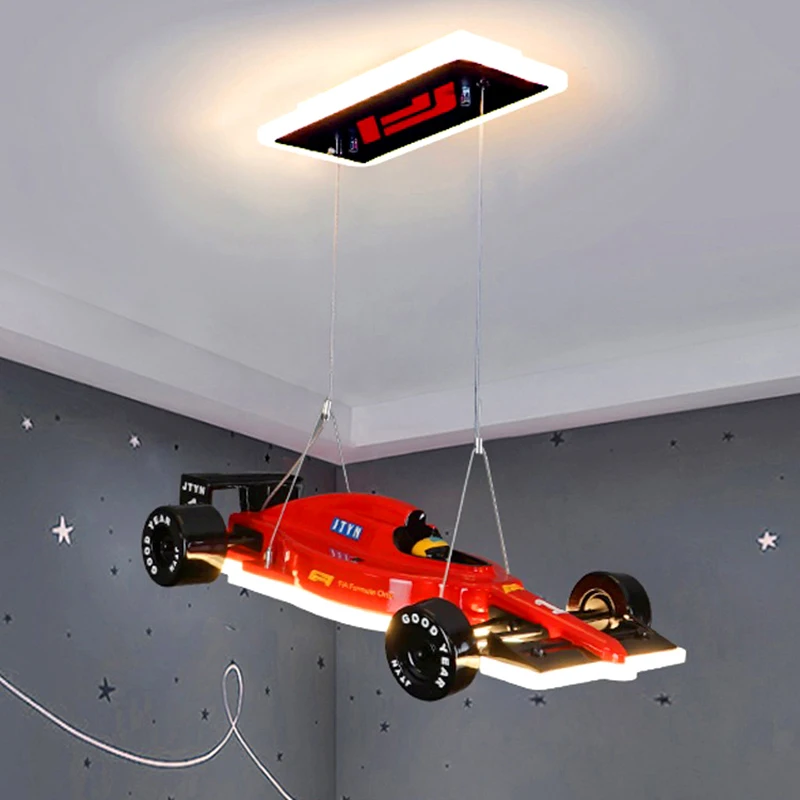 Modern Kids Car Pendant Lamp Chandeliers For Dining Room Pendant Lights ...