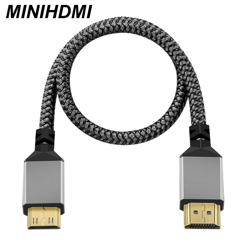 MINIHDMI-Mini-HDMI-a-HDMI-Cable-Compatible-con-V2-0-4K-60HZ-1080P-3D ...