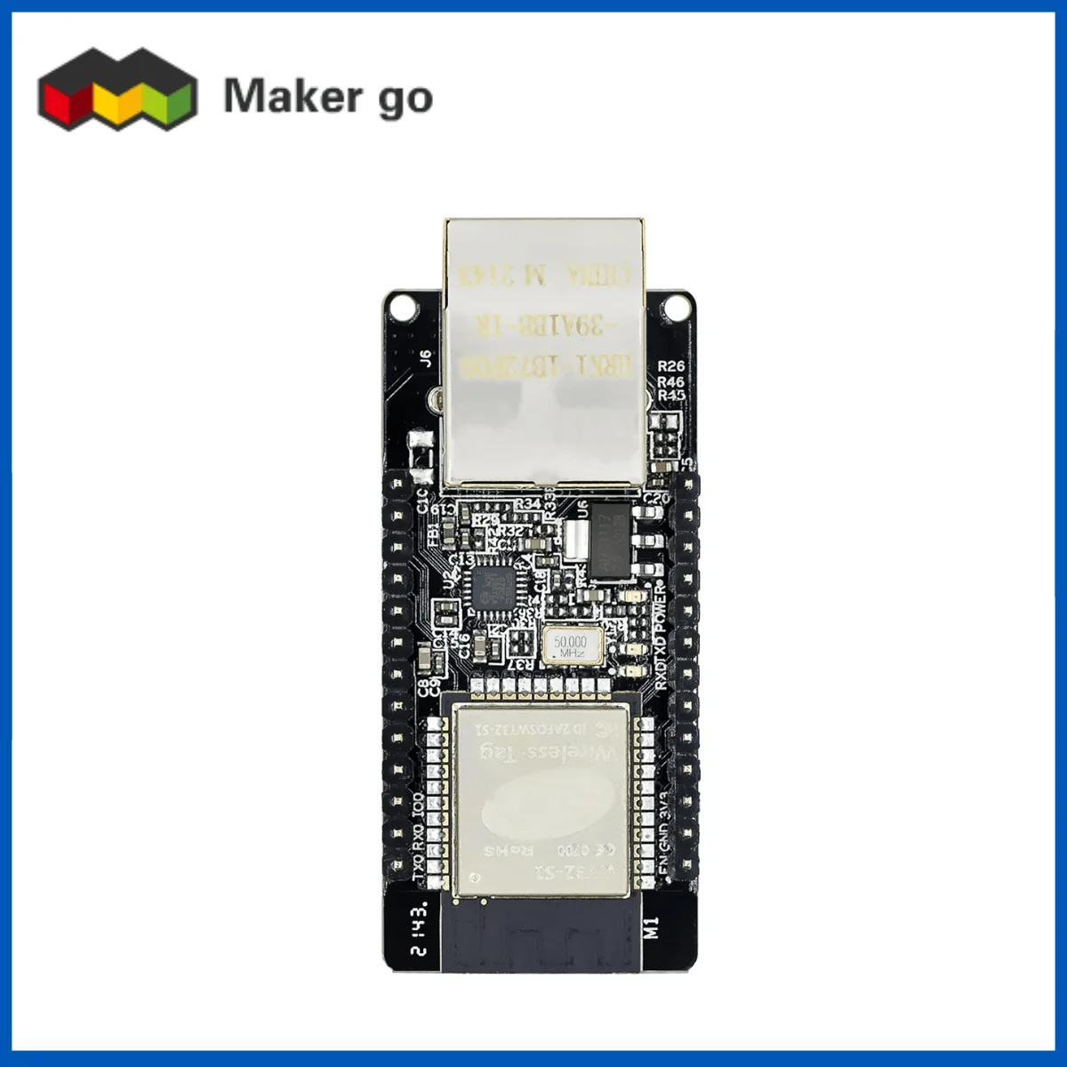Wireless Wifi E Bluetooth Mcu Module Wt32-eth01 Porta Serial Embutida Para Ethernet Esp32
