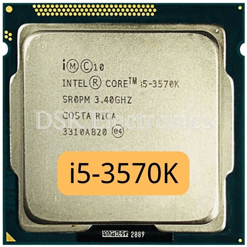 Intel Core I5-3570k I5 3570k 3.4 Ghz Quad-core Quad-thread Cpu Processor 6m 77w Lga 1155 ...