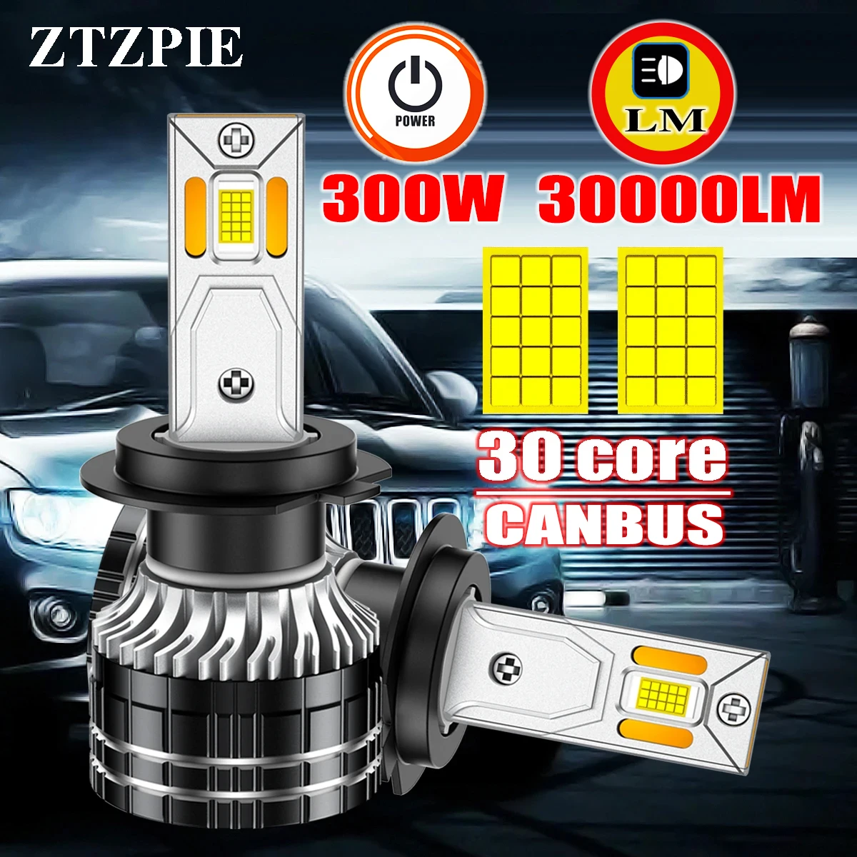 Super-Bright-2Pcs-H1-Led-Headlight-Bulbs-H7-LED-Car-Lights-H4-H11-HB3 ...