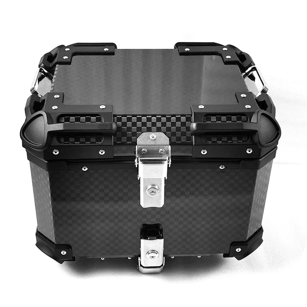 12K-Carbon-Fiber-45L-Universal-Motorcycle-Rear-Trunk-Luggage-Motorbike ...