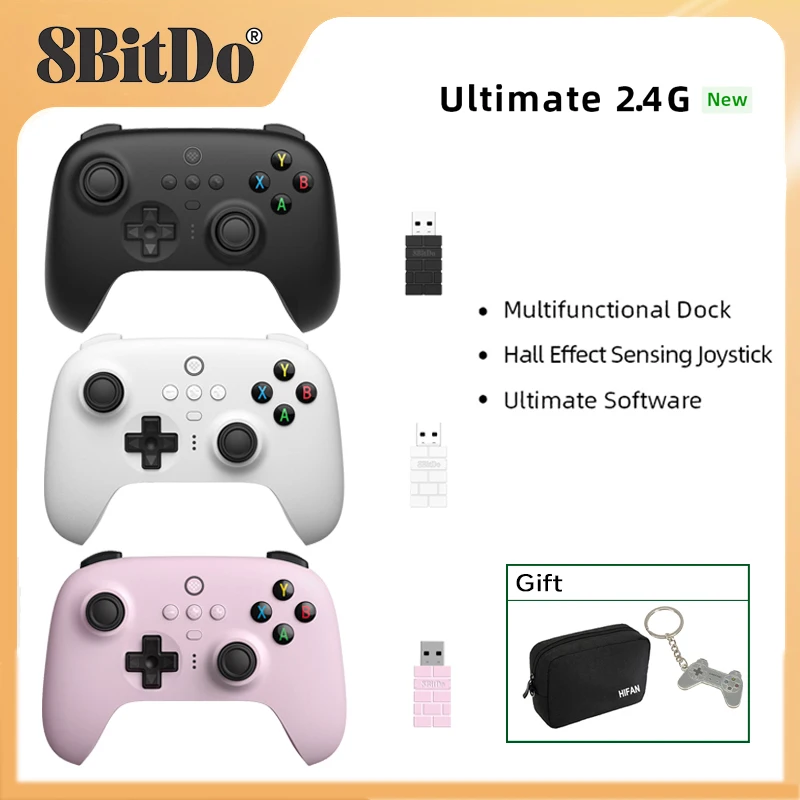 8BitDo-Ultimate-Wireless-2-4G-Gaming-Controller-with-Charging-Dock ...