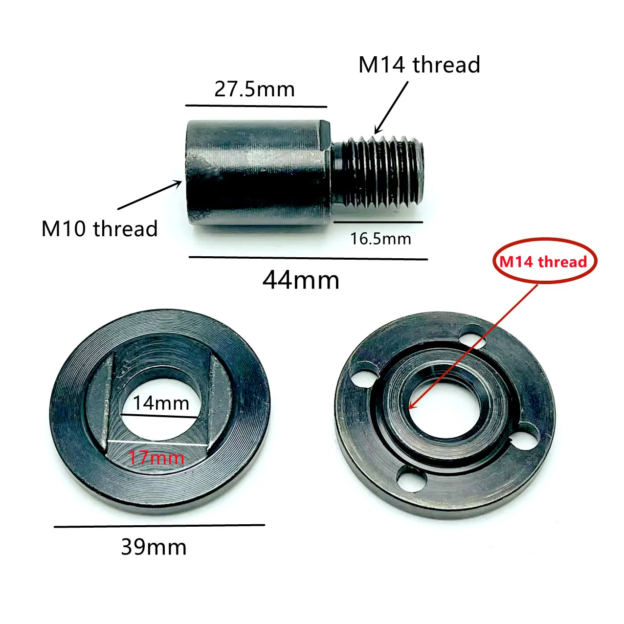 M10-to-M14-thread-adapter-adapter-for-coring-drill-bit-grinding-head ...