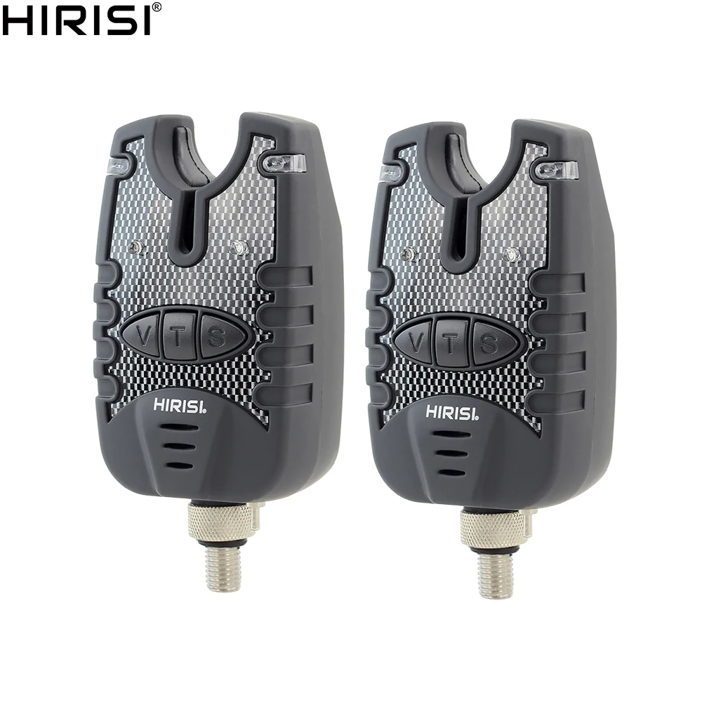 2-x-Carp-Fishing-Bite-Alarms-with-Blue-LED-Light-Adjustable-Volume-Tone ...