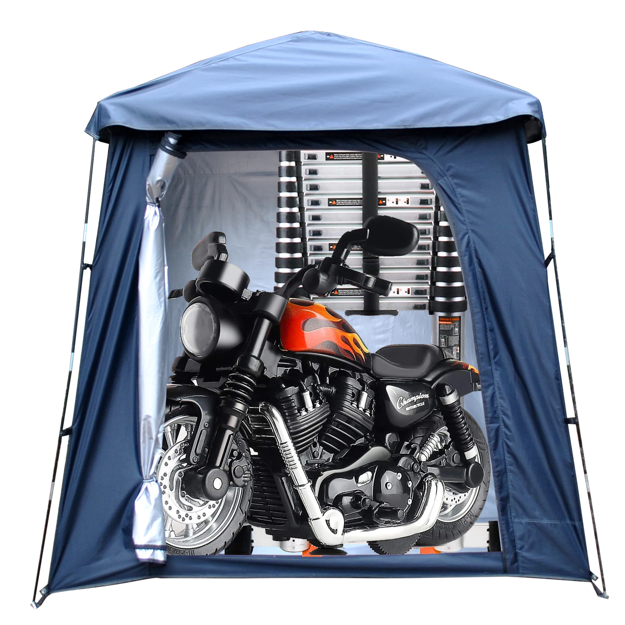 Bicycle-Storage-Tent-Mortorcycle-Tents-Weatherproof-Portable-Garage ...