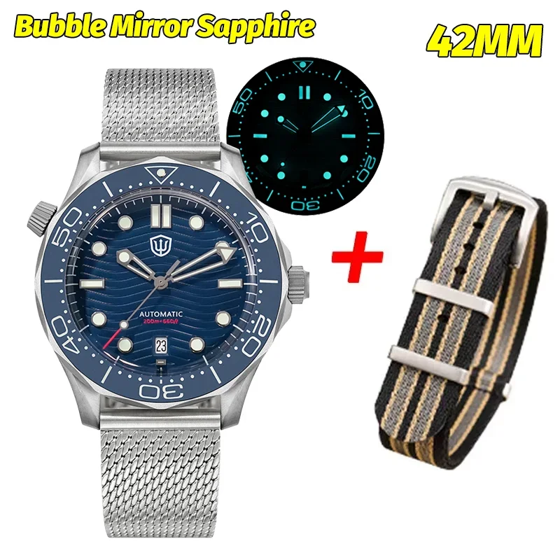 Watchdives WD007 V4 007 NTTD 42Mm Luxury Watch PT5000 Automatic ...
