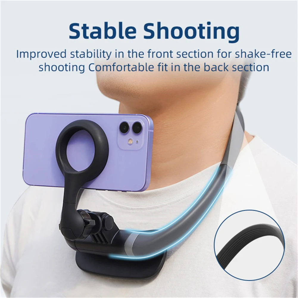 Cycling-Neck-Phone-Holder-Magnetic-Mobile-Phone-Chest-Mount-Harness ...