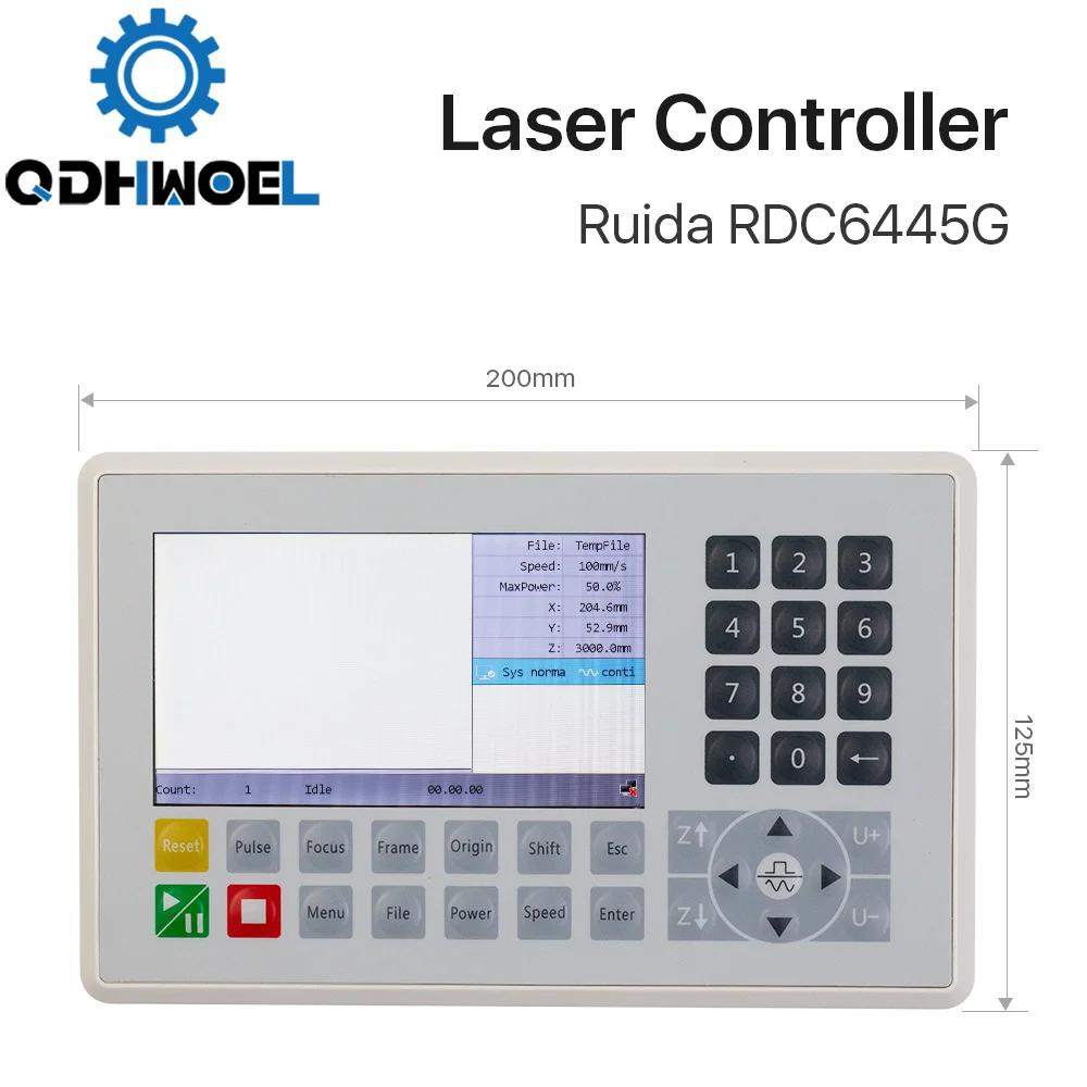 Co2 Laser Controller Panel For Ruida Rdc6445g Rdc6442s Rdlc320-a Cnc ...