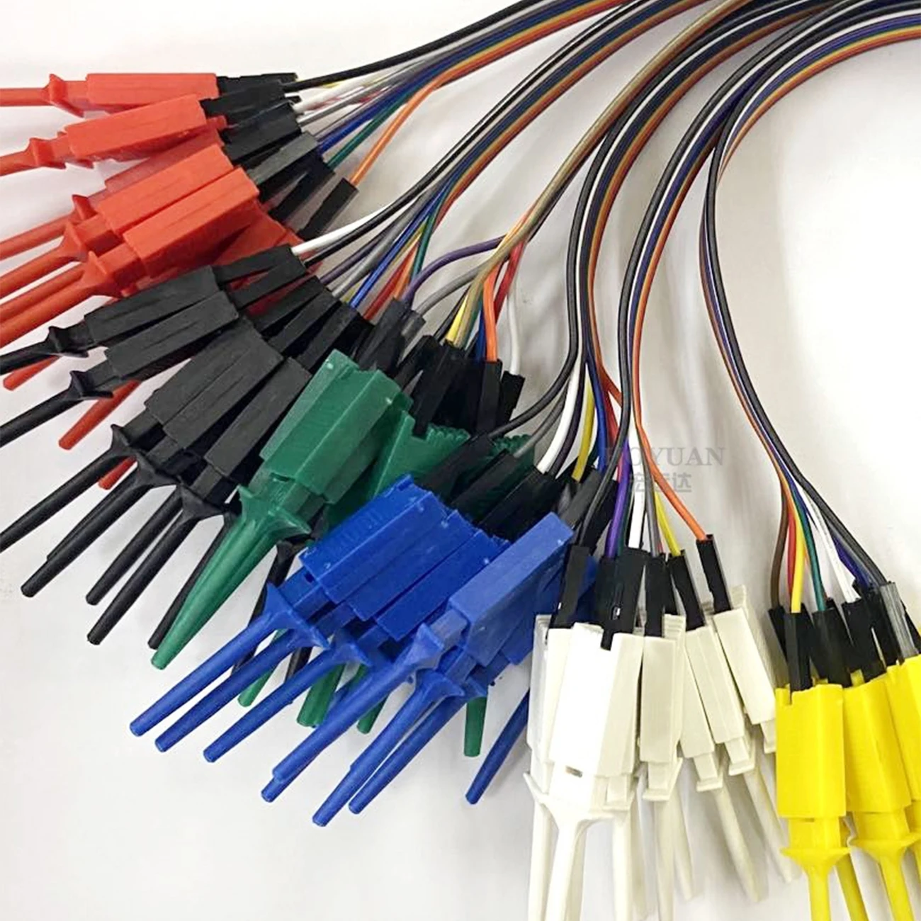 20CM-10pin-Female-Welding-Wire-Testing-Hook-Color-DuPont-All-Copper ...