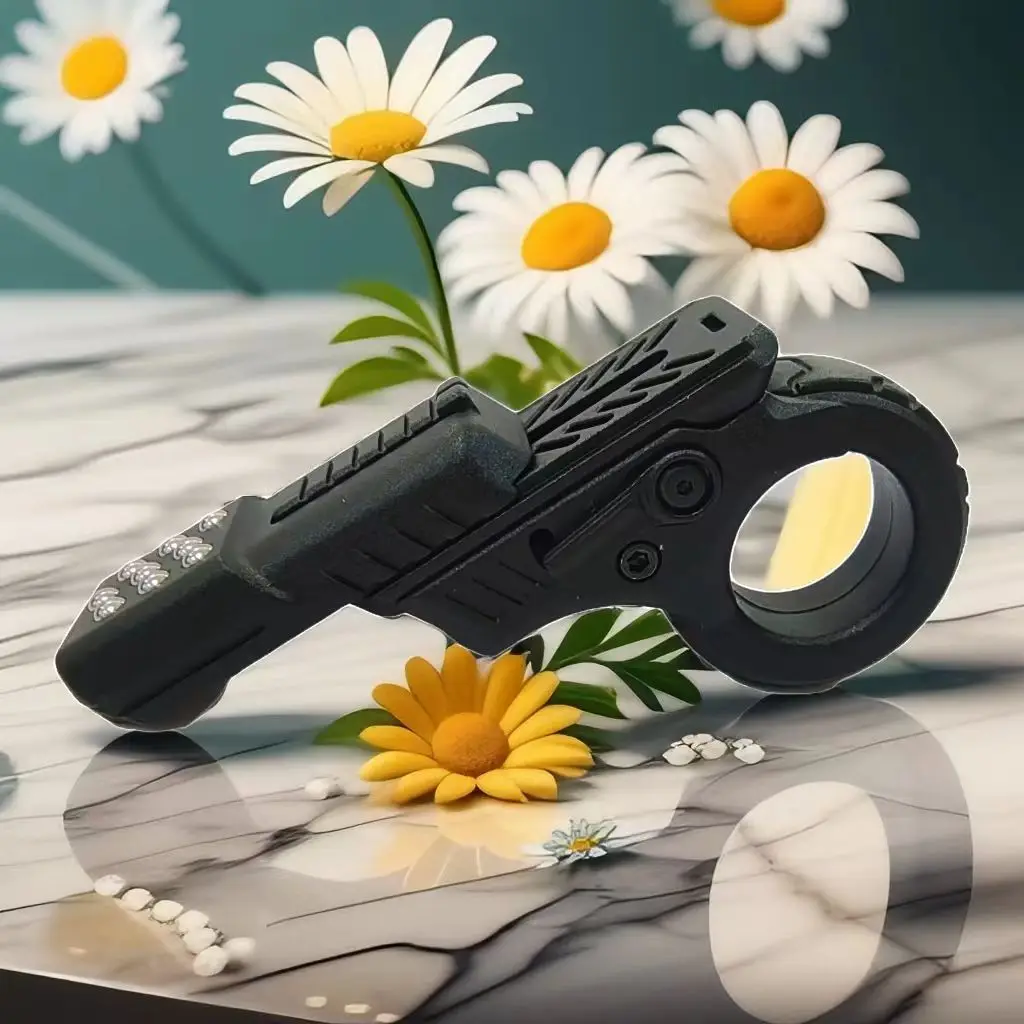 revolver toy gun pistola dobrável,fidget revolver metal slider gun toy ...