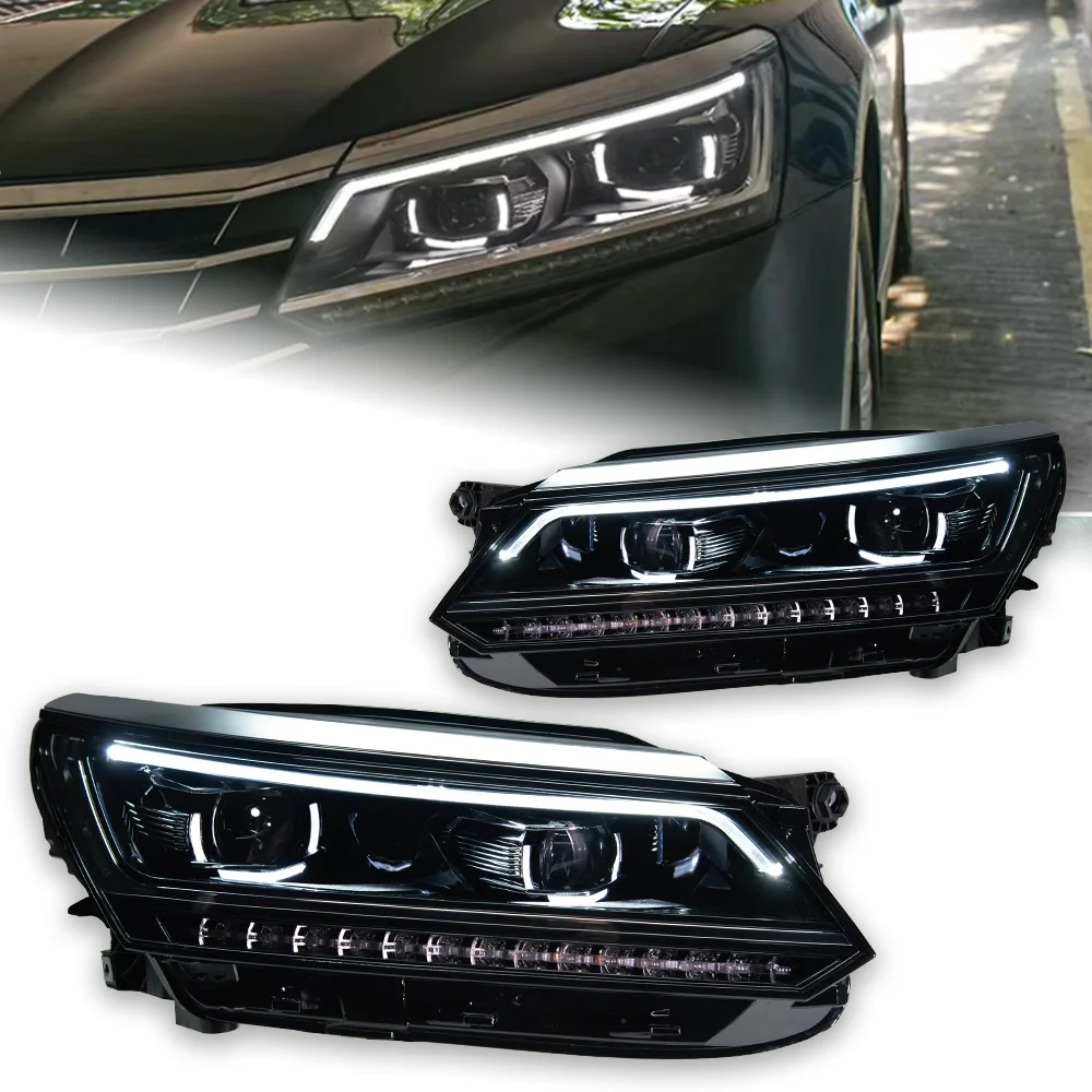 AKD Car Styling for VW Passat B8 US-Version Headlights 2016-2019 LED ...