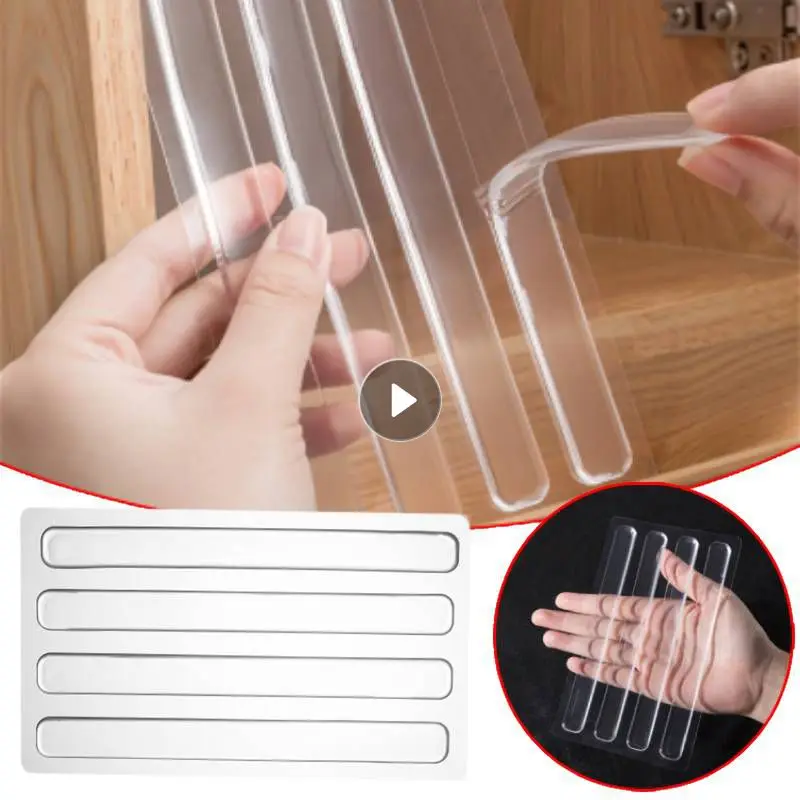 Silicone-Anti-collision-Door-Sticker-Furniture-Perforation-Free-Non ...