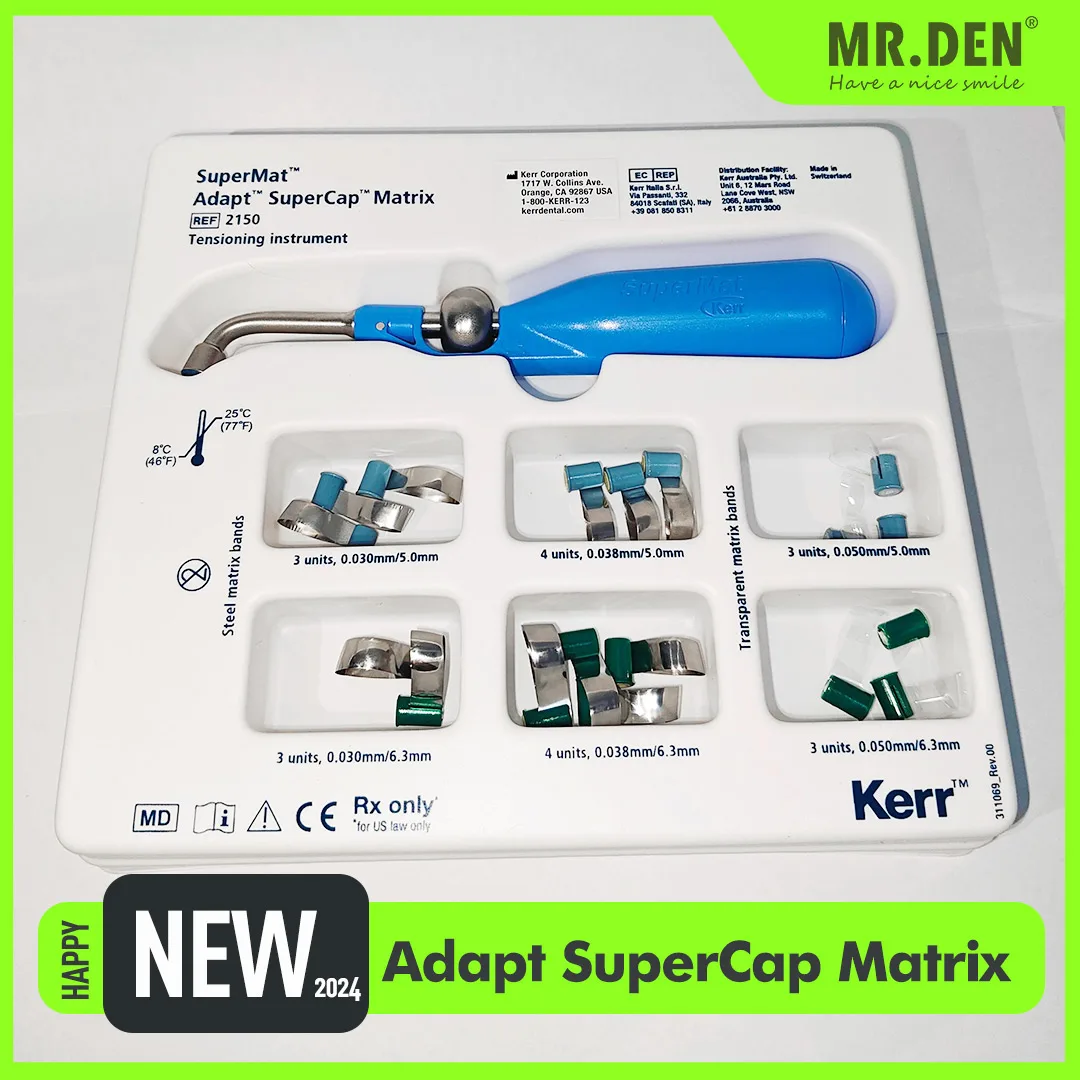 Kerr-Supermat-Matrices-SuperCap-Folha-de-forma-o-dent-ria-posterior-Materiais-orais-Kerr-Anel ...