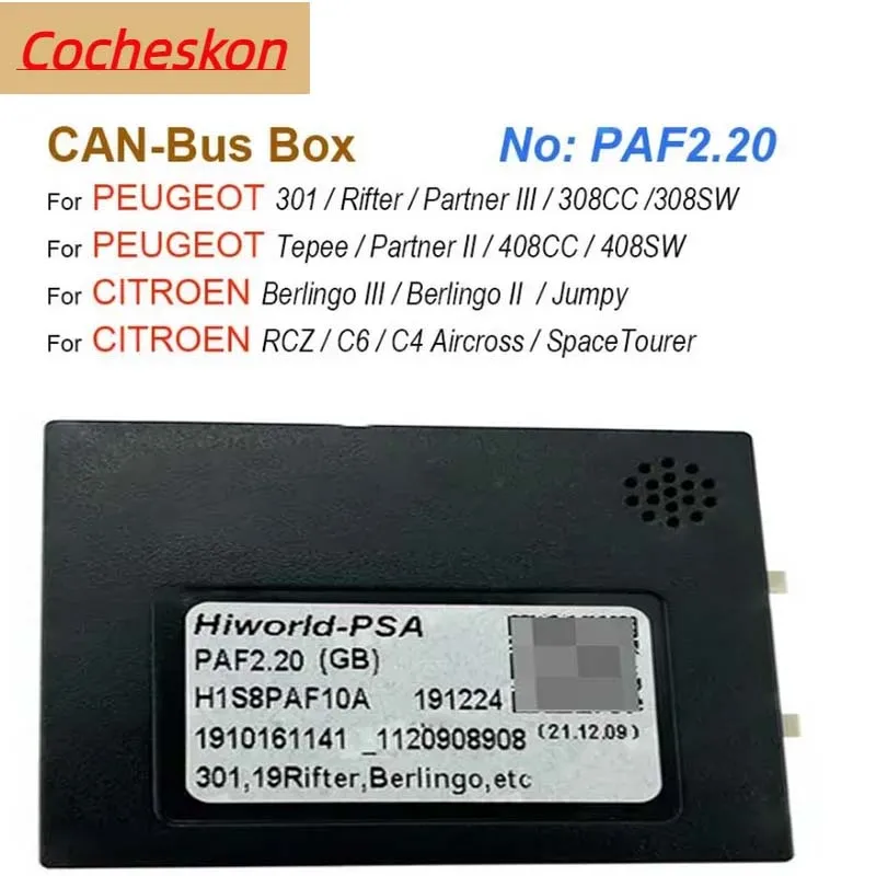 Car-CAN-Bus-Radio-Box-Decoder-Adapter-For-Peugeot-308-408-Rifter ...