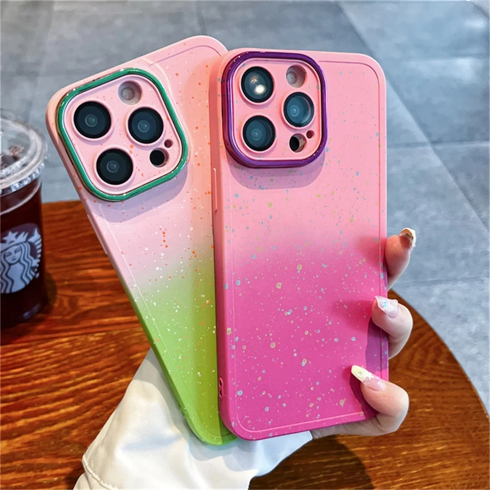 Starry-Sky-Candy-Color-Soft-Silicone-Phone-Case-with-Lens-Protection ...