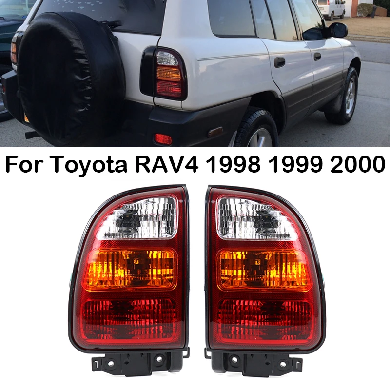 For-Toyota-RAV4-1998-1999-2000-New-Car-LED-Rear-Tail-Lamp-Reverse-Brake ...