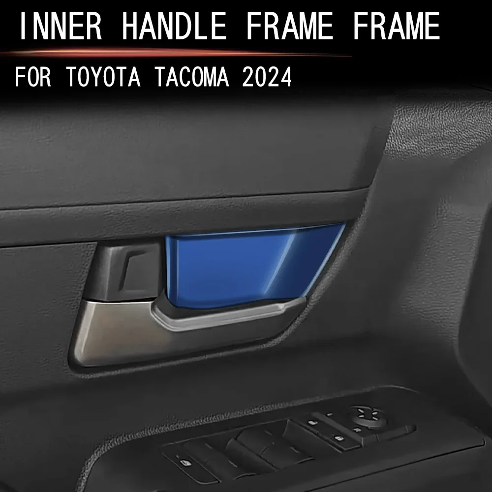 For-Toyota-Tacoma-2024-Inner-Door-Bowl-Trim-Cover-ABS-Anti-Scratch ...