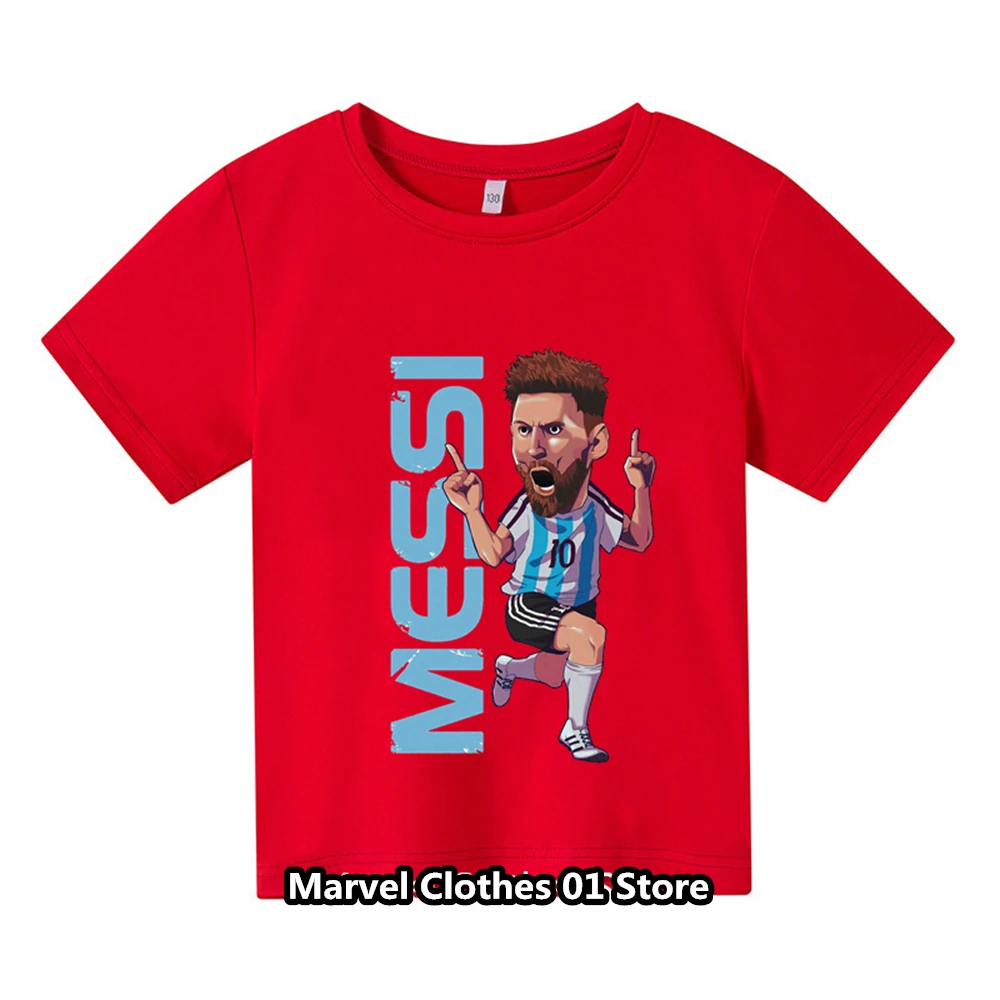 Camisetas con gráficos geniales del título de Lionel y Messi de la selección argentina de fútbol ...