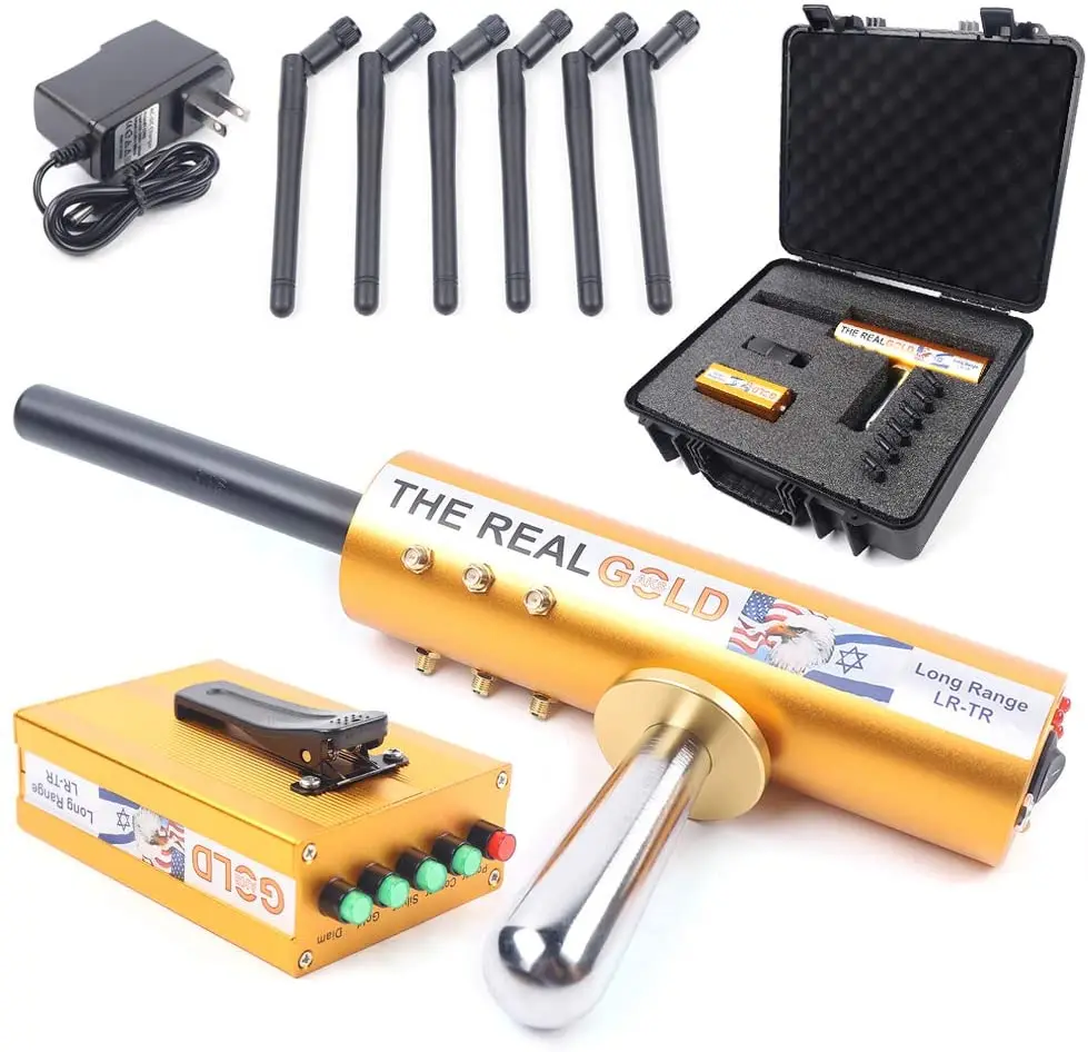The-Real-AKS-Gold-Long-Range-Metal-Detector-Gold-Detector-6-Antennas ...