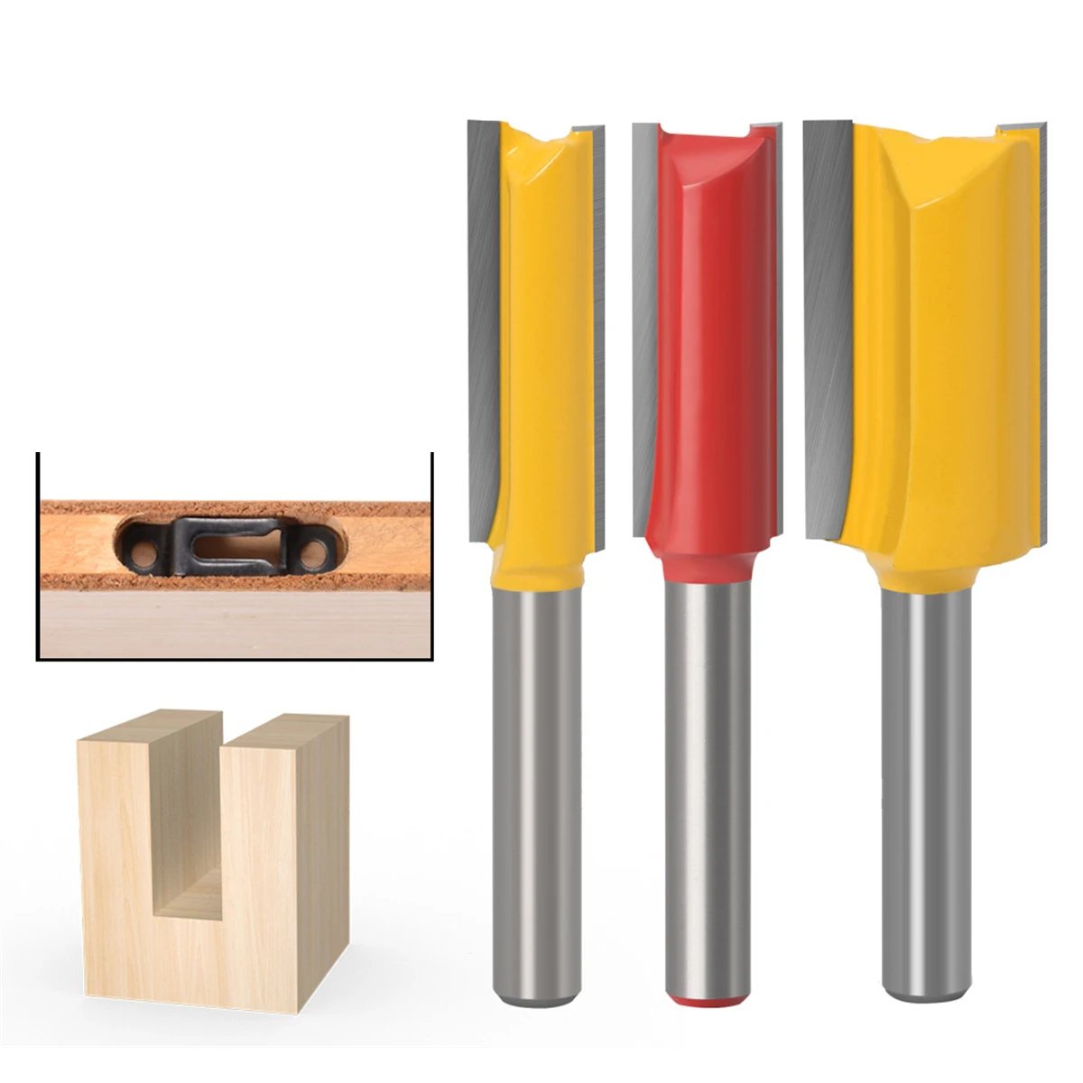 1PC-6-35mm-Shank-1-4-inch-Straight-Woodworking-Router-Bit-Carpenter ...