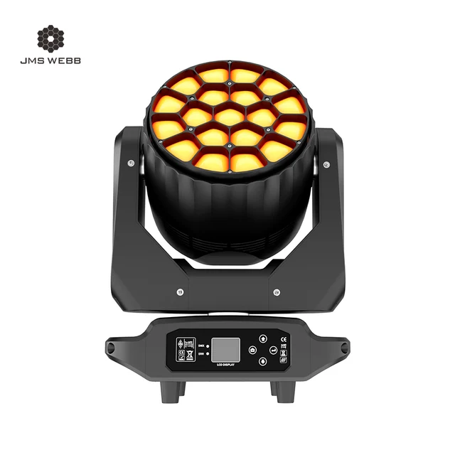 Jms Webb Led Beam + Wass 19X20W És 19X40W Big Bees Eyes Rgbw Zoom Mozgó ...