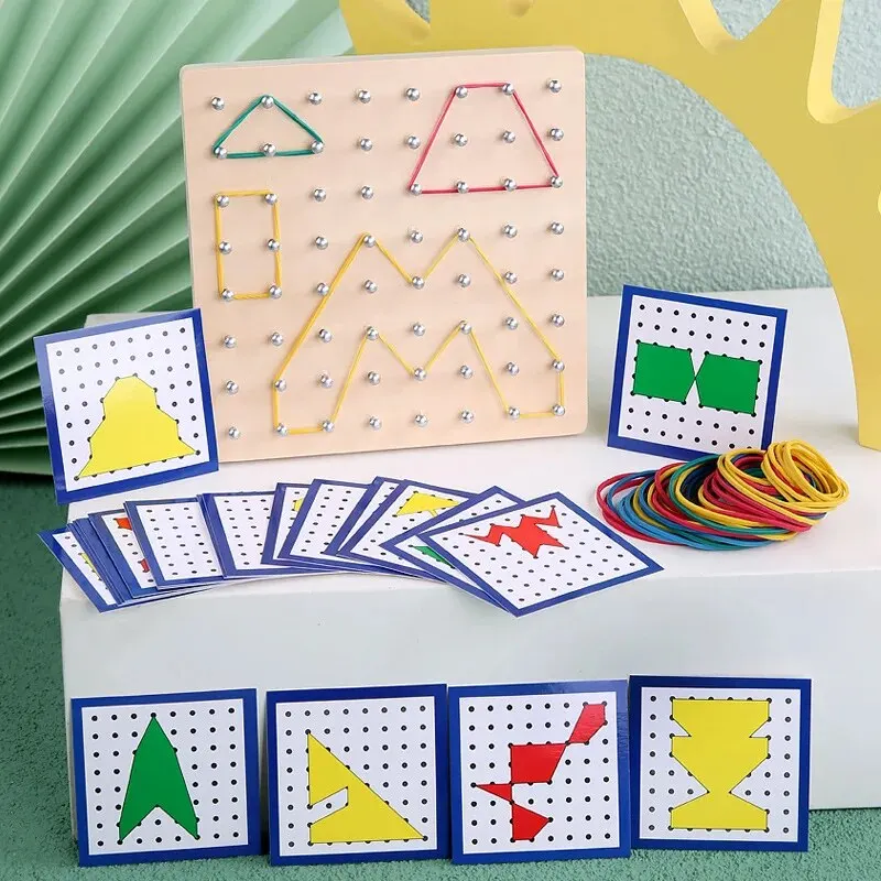 Wooden-Early-Education-Mathematical-Pinboard-Geometry-Card-Picture ...