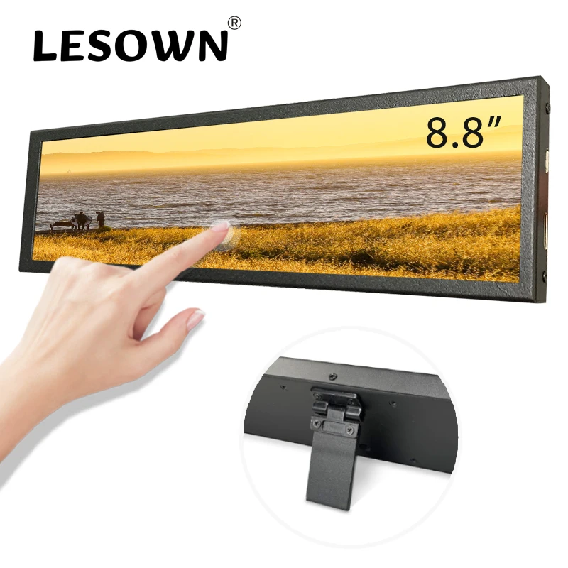 PC Laptop Monitor Extender Screen Vertical HDMI 7.9 8.8 inch Display ...