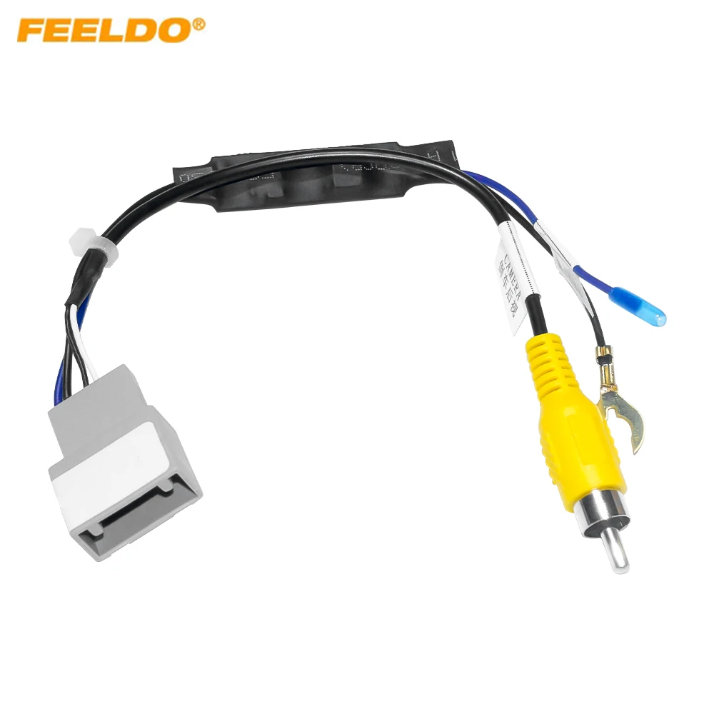 FEELDO Auto 7 pin Reverse Camera Output Video Adapter Wiring Cable For ...