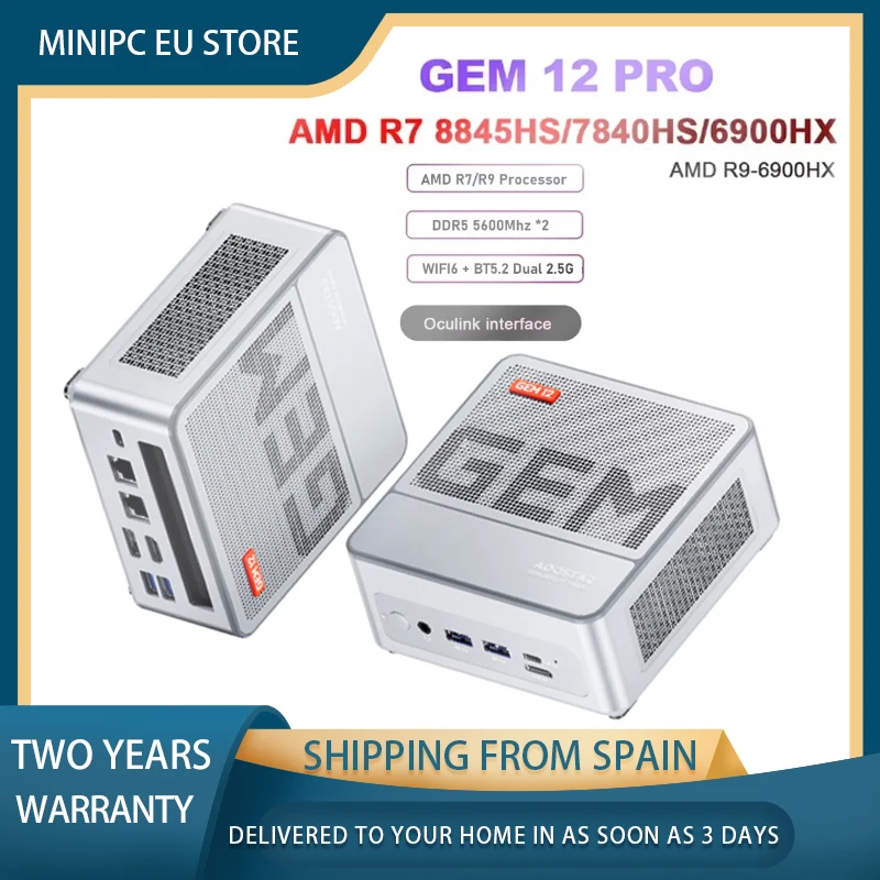 Mini-PC-Gamer-SZBOX-GEM12-AMD-Ryzen-7-8845HS-R7-7840HS-R9-6900HX ...