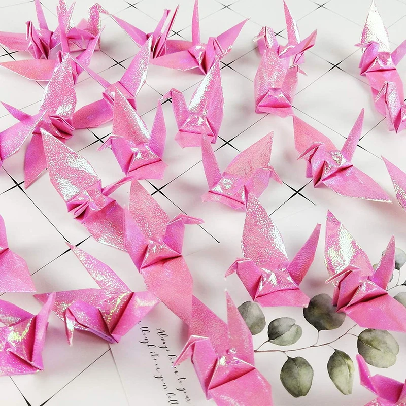 Papier à plier - Purple - Grue en papier Origami - 20 pièces ...
