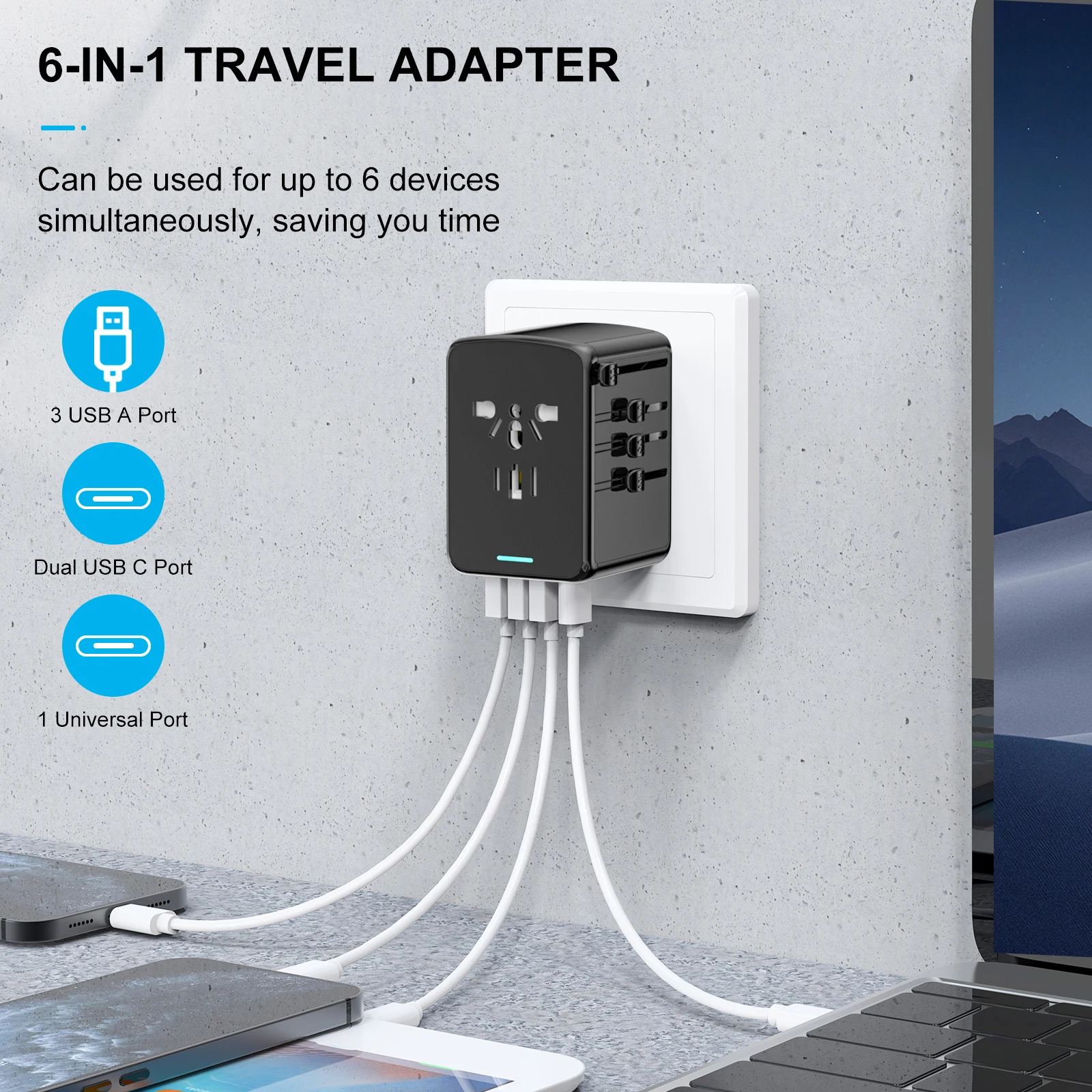 Universal-Travel-Adapter-All-in-One-PD-35W-Fast-Charger-3-USB-A-and ...