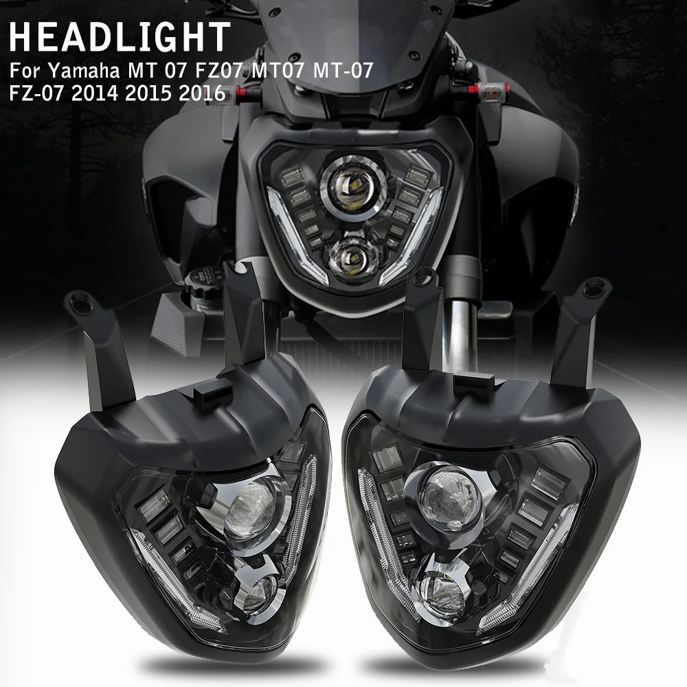 Headlight-motorcycle-For-Yamaha-MT-07-FZ07-MT07-MT-07-FZ-07-2014-2015 ...