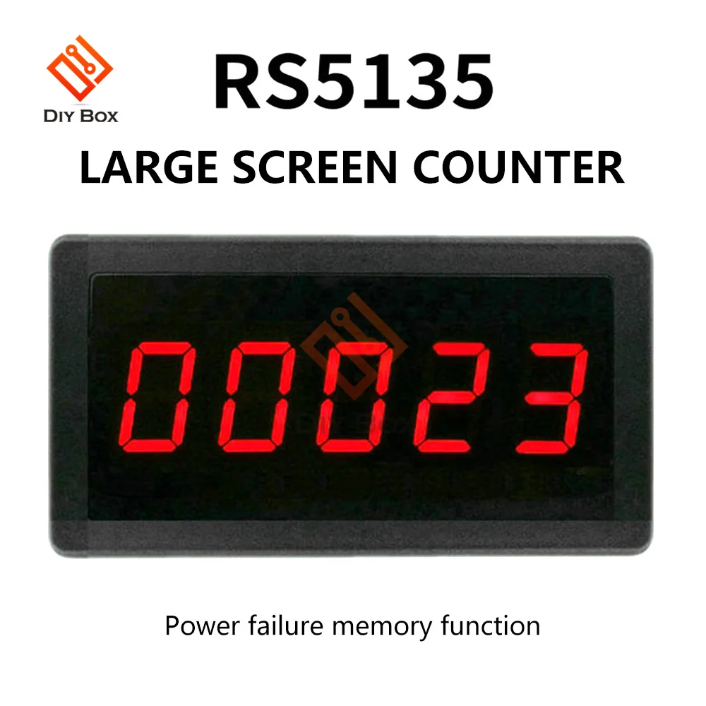 Contador-Eletr-nico-com-Painel-Display-LED-Contador-Digital-com-5-D ...