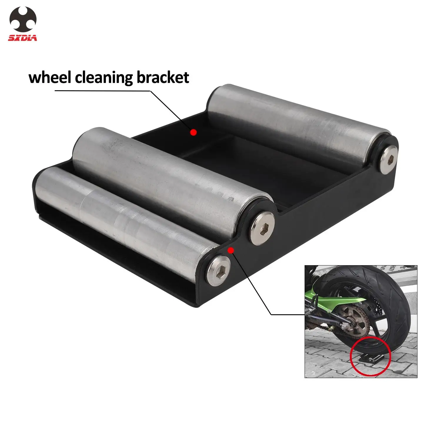 Motorcycle Chain Cleaning Roller | Motorcycle Cleaning Stand | Clean ...